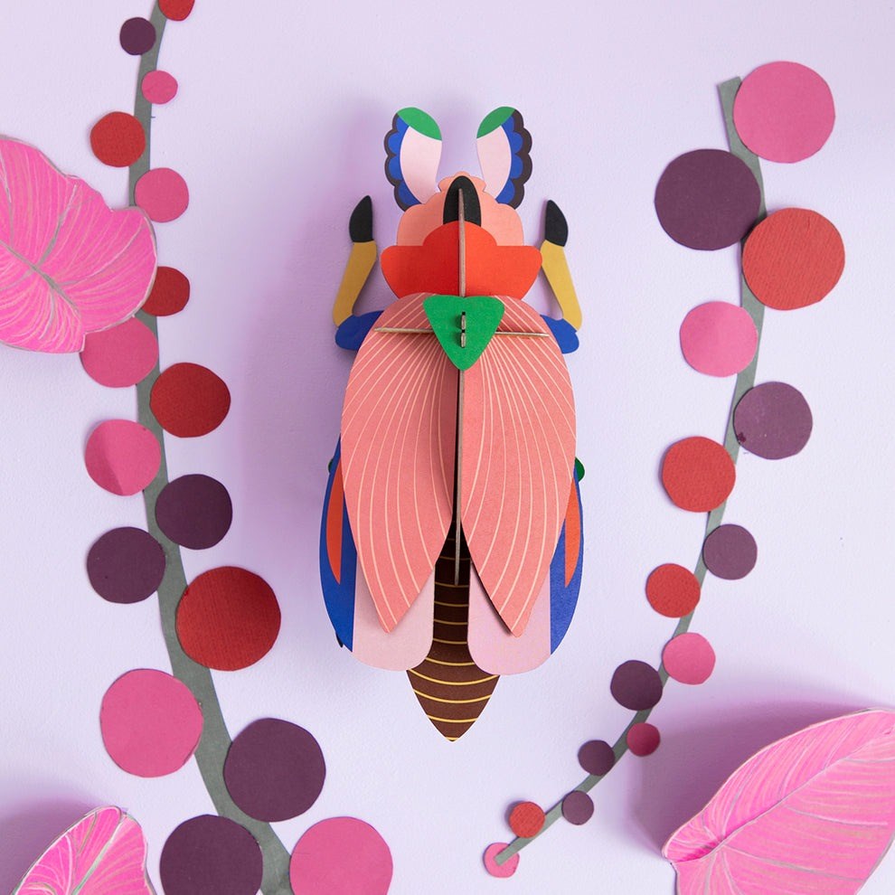 Studio Roof: Wall Art Beetles (A4) - Lady Beetle – Monsterthreads