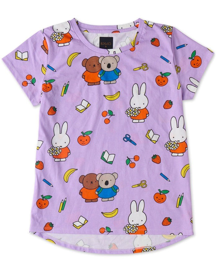 Kip & Co x Miffy Miffy's Playtime Adult Organic Cotton T-shirt – Monsterthreads