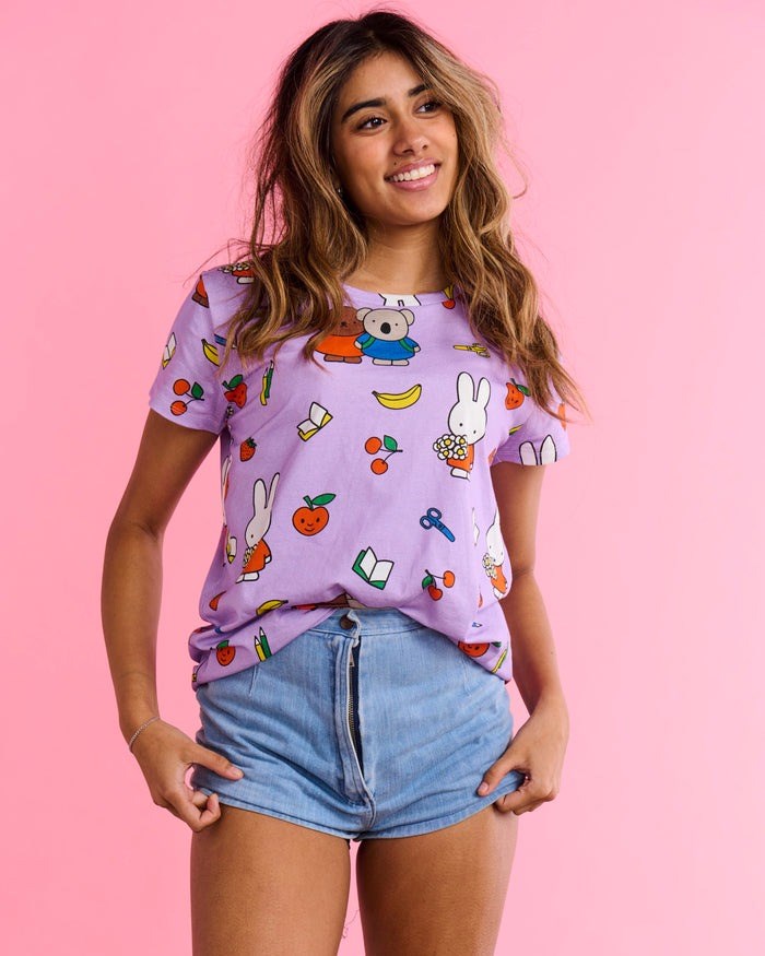 Kip & Co x Miffy Miffy's Playtime Adult Organic Cotton T-shirt – Monsterthreads