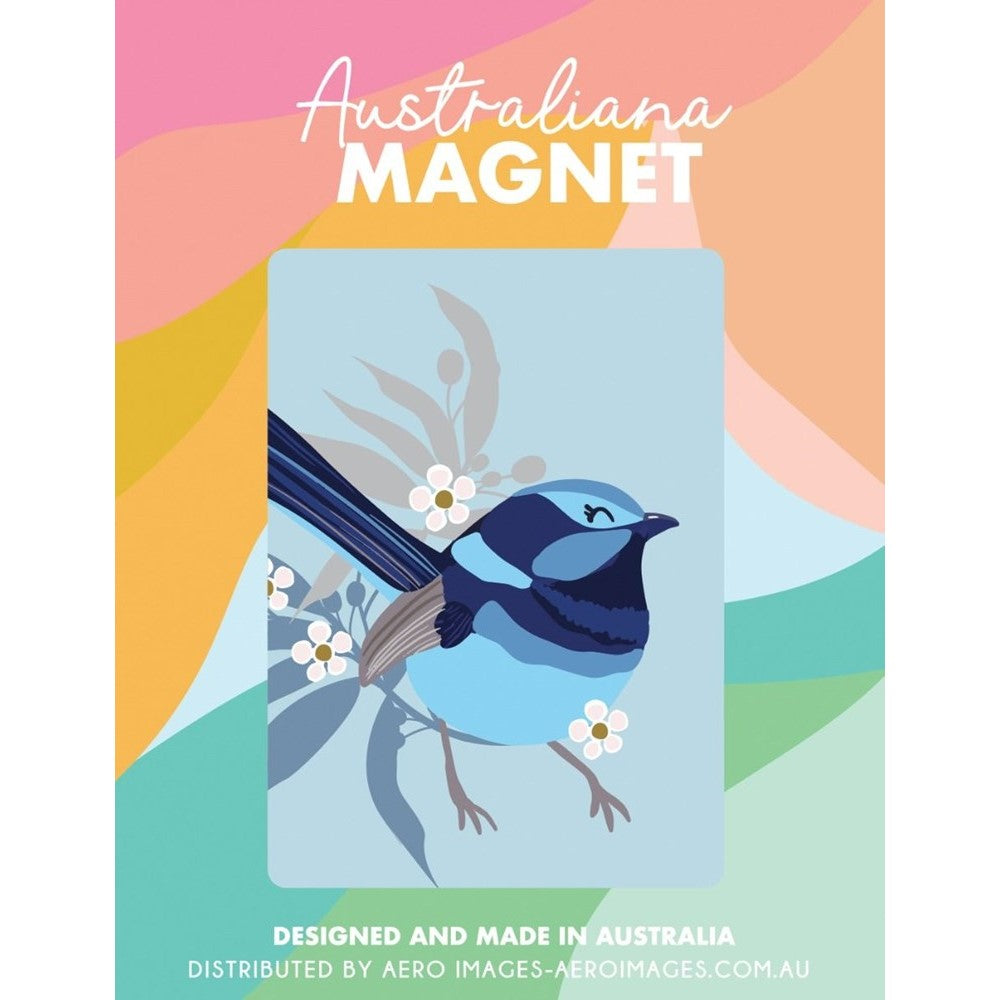 Aero Images Decorative Magnet Superb Fairy Wren Monsterthreads