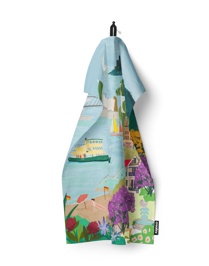 Suki McMaster Tea Towel – Sydney Icons – Monsterthreads