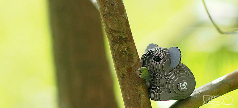 Eugy 3D Paper Model: Koala – Monsterthreads