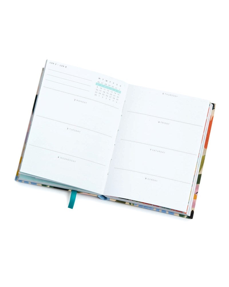 Ohh Deer A6 Diary-Woodblock Mountains 2025 Diary – Monsterthreads