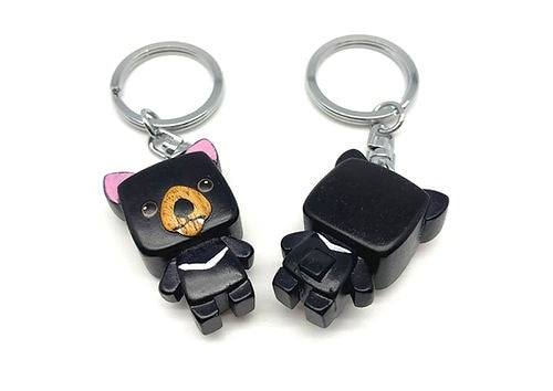 Triple 8 Design Studios: Timber Keyring Tasmanian Devil Cube Head ...