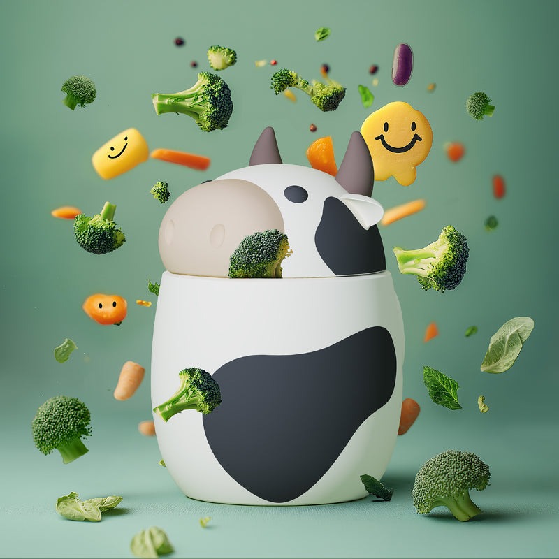 Asobu: Bestie Food Container 600ml - Cow – Monsterthreads