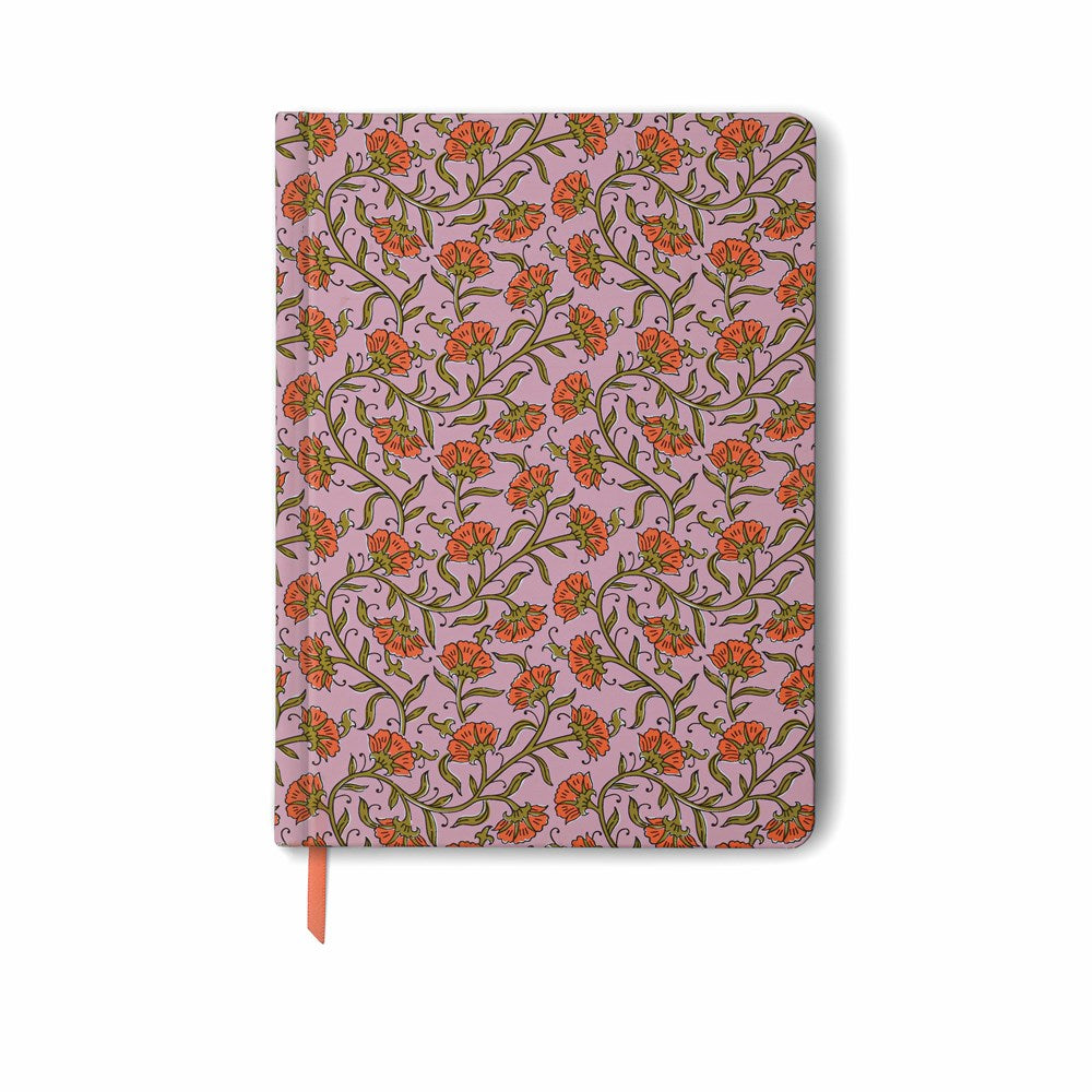 Jumbo Soft Touch Journal - Pink Vintage Floral – Monsterthreads
