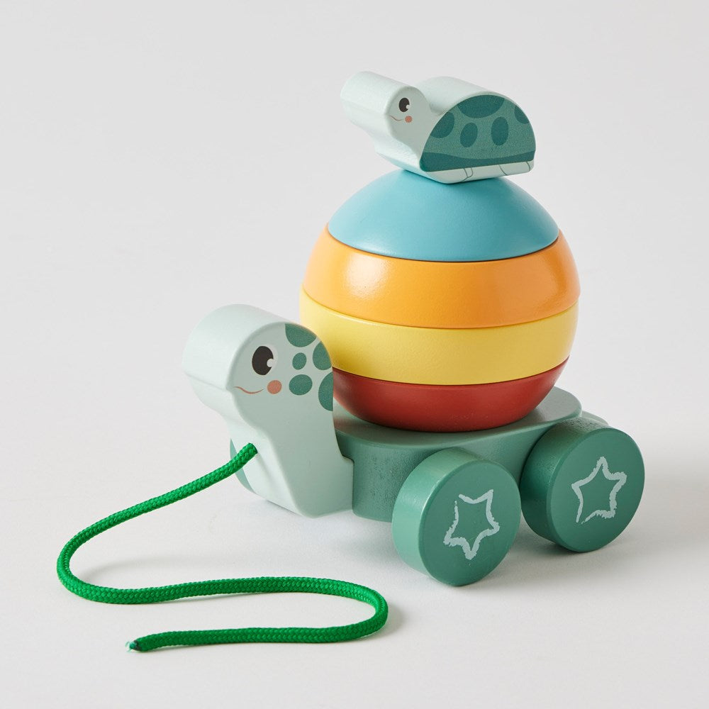 Zookabee: Pull Along Stacking Turtle – Monsterthreads