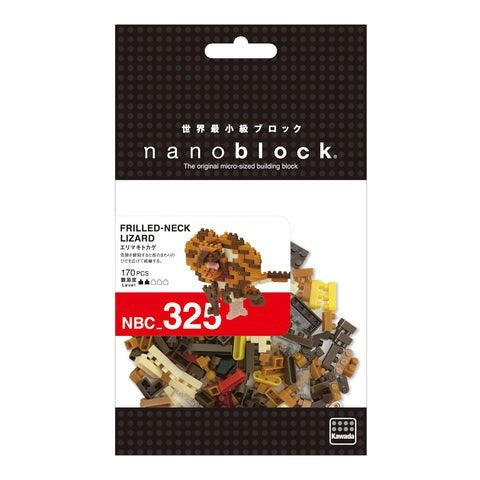 Nanoblock: Frilled Neck Lizard – Monsterthreads