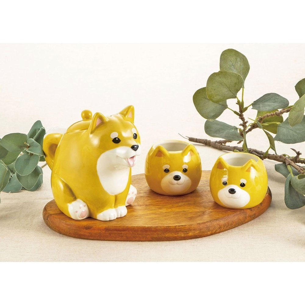 Shiba Puppies Tea Set – Monsterthreads