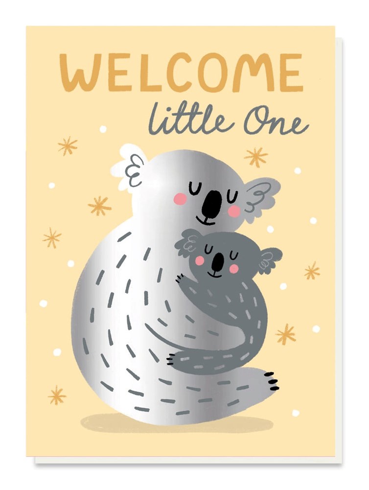 Stormy Knight Koala Cuddles Card – Monsterthreads