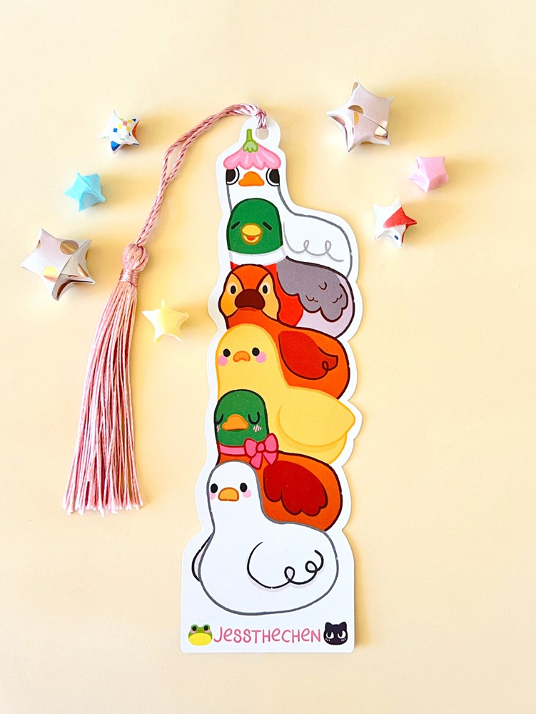 JESSTHECHEN: Duck Stack Bookmark – Monsterthreads