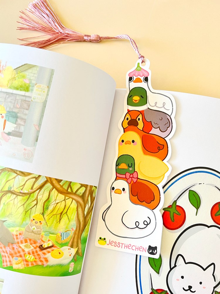 JESSTHECHEN: Duck Stack Bookmark – Monsterthreads