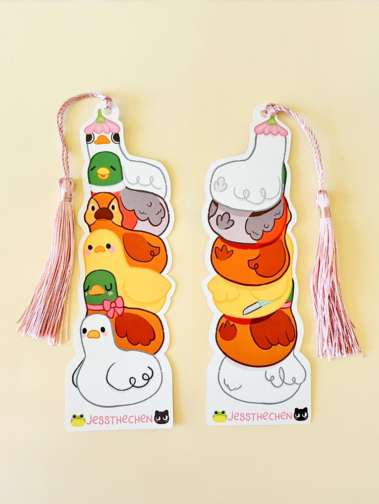 JESSTHECHEN: Duck Stack Bookmark – Monsterthreads