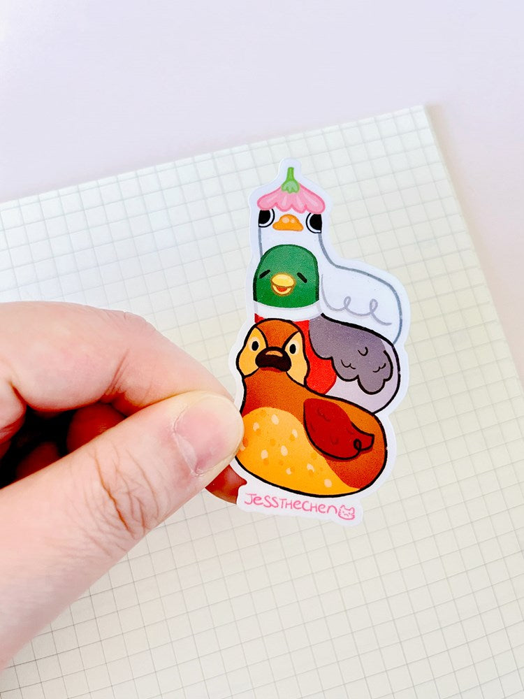 JESSTHECHEN: Sticker Duck Stack – Monsterthreads