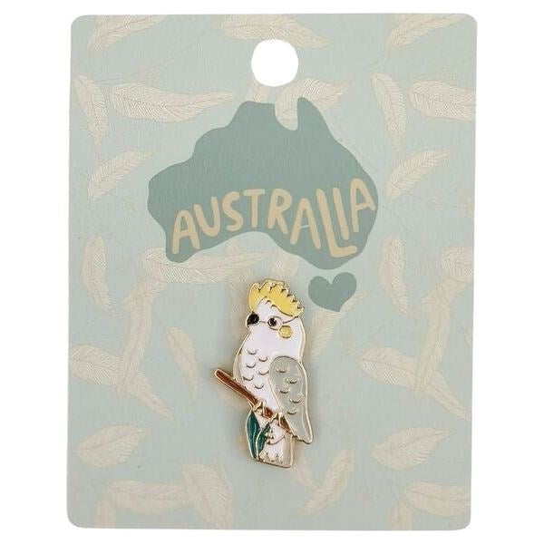 Cockatoo Memento Pin – Monsterthreads
