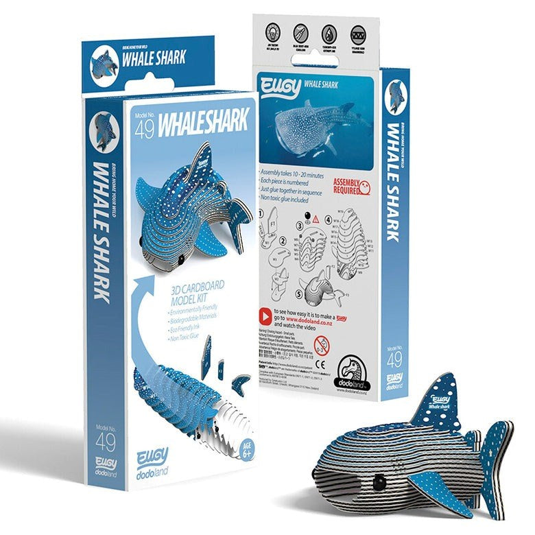 Eugy 3D Paper Model: Whale Shark – Monsterthreads