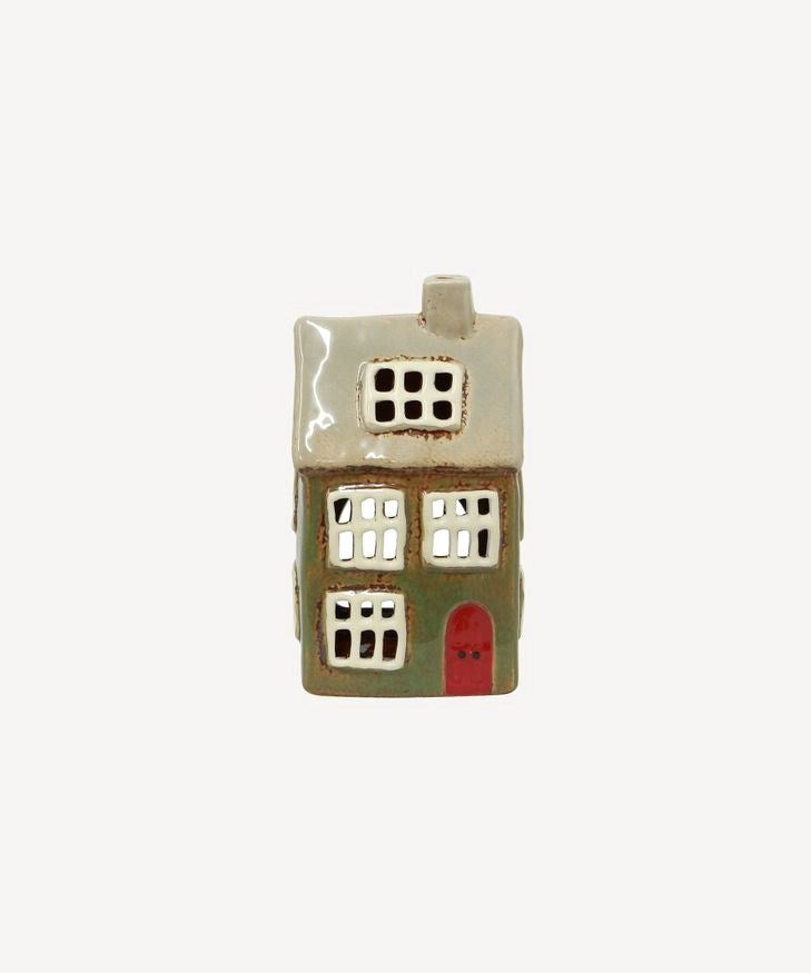 Alsace Tea Light House Christmas Green – Monsterthreads