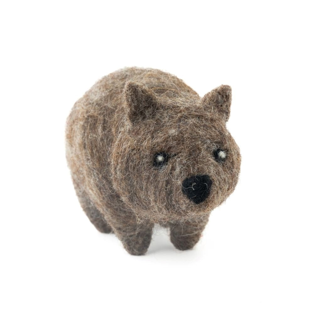 Handmade Felted Wombat – Monsterthreads