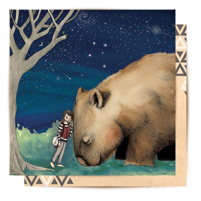La La Land: Greeting Card Giant Wombat Boy – Monsterthreads
