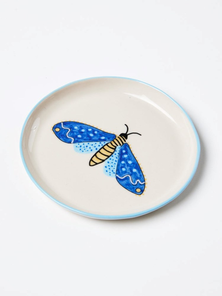Jones & Co: Moth Party Tray Sky – Monsterthreads