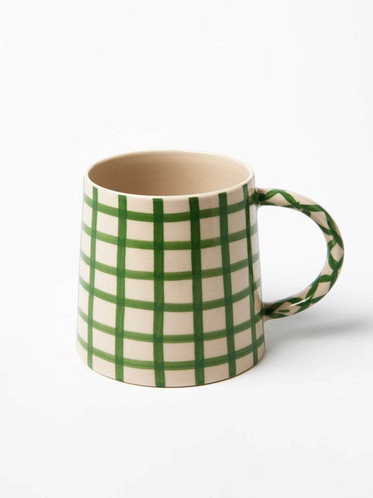 Jones & Co: Larder Check Mug Green – Monsterthreads
