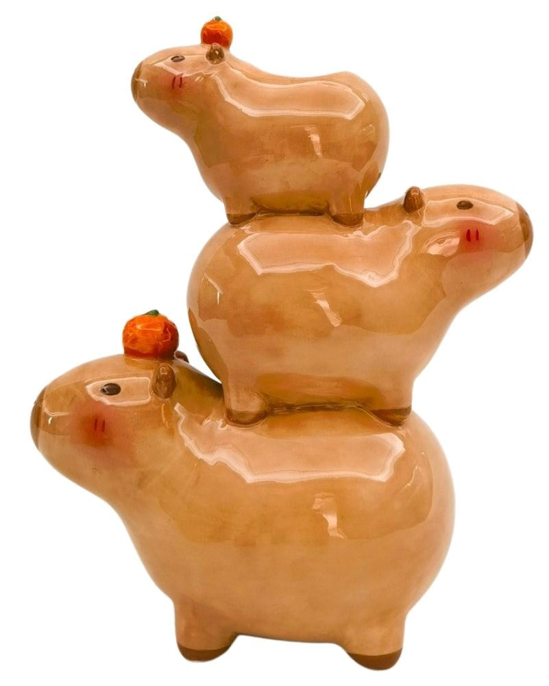 Urban products: Capybara Family Stack Vase Brown – Monsterthreads