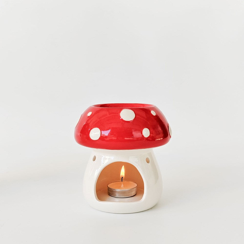 Urban Products: Toadstool Oil Burner Red 11cm – Monsterthreads