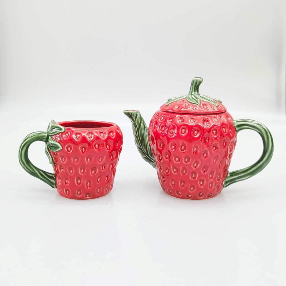 Strawberry Teapot Red – Monsterthreads