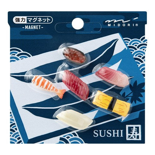 Midori: Mini Magnet Set 6pk Sushi – Monsterthreads