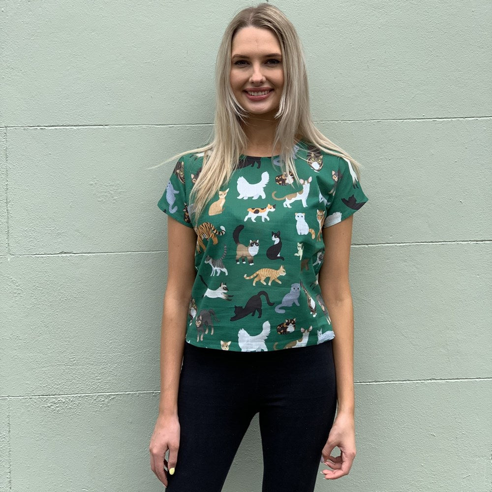 Clowder of Cats Womens Top – Monsterthreads