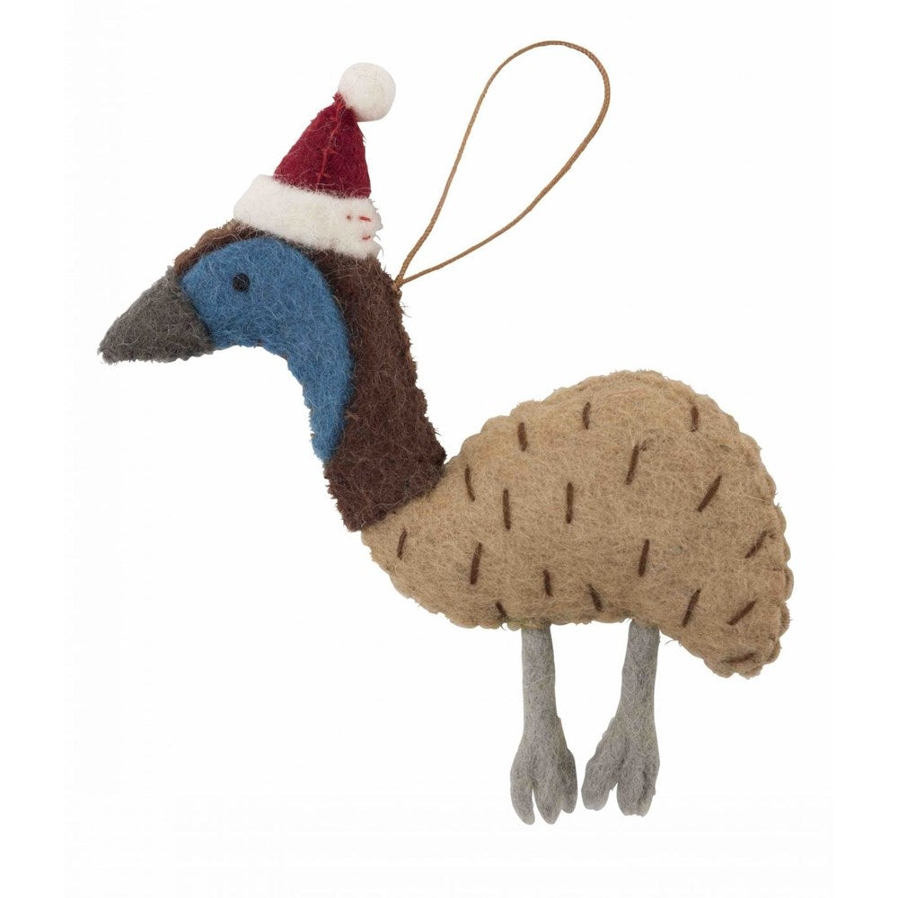 Pashom: Xmas Ornament Emu Brown – Monsterthreads
