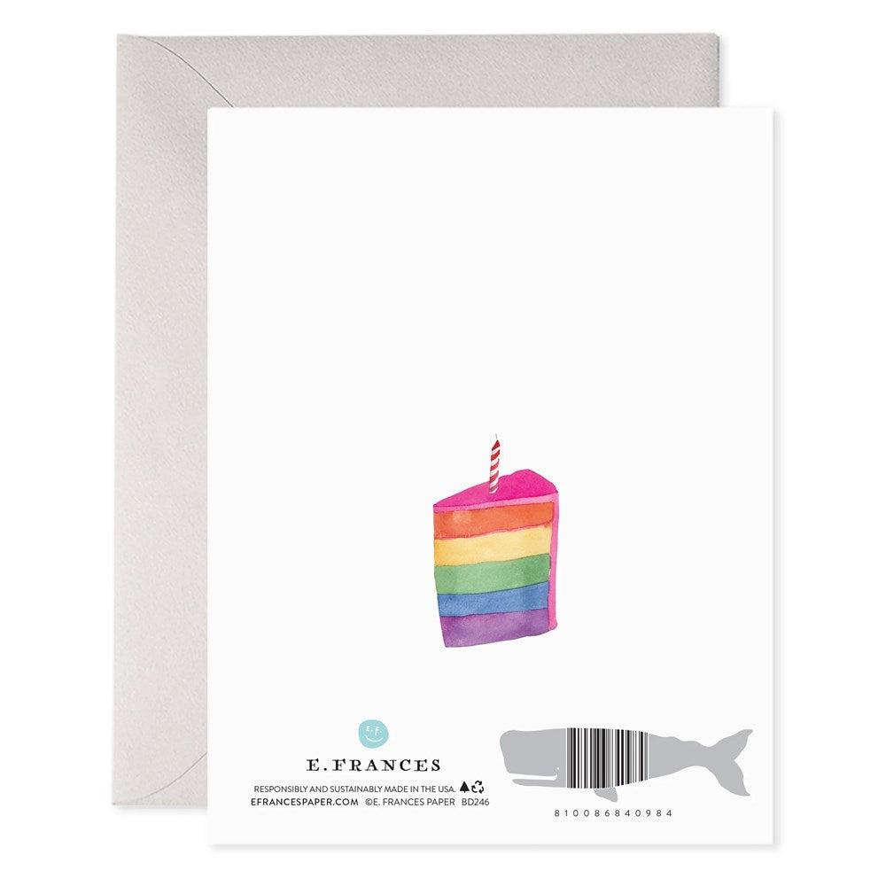 E. Frances Paper: Foil Greeting Card Big Cake – Monsterthreads