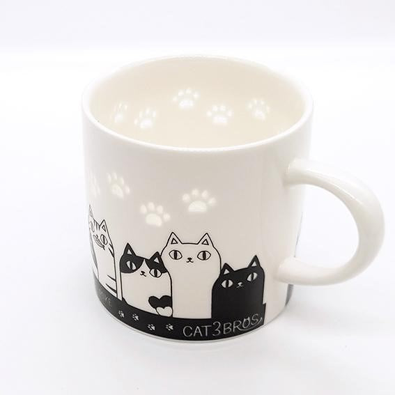 Black and White Cat Mug - Family Photo – Monsterthreads