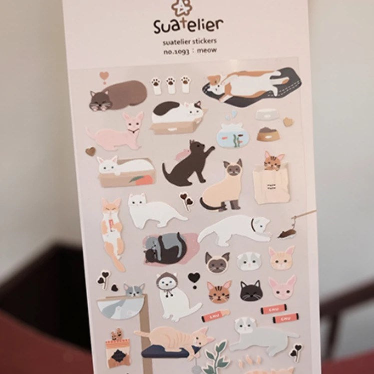 Stickers: Meow Cats and Kittens – Monsterthreads
