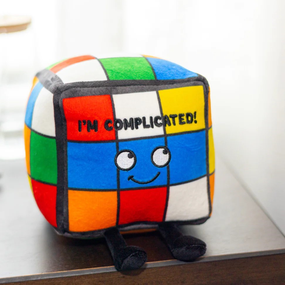 Punchkins: Plush Rubiks Cube "I'm Complicated!" – Monsterthreads