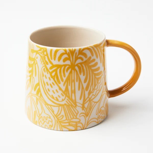 Jones & Co: Del Sol Bird Mug Mustard – Monsterthreads
