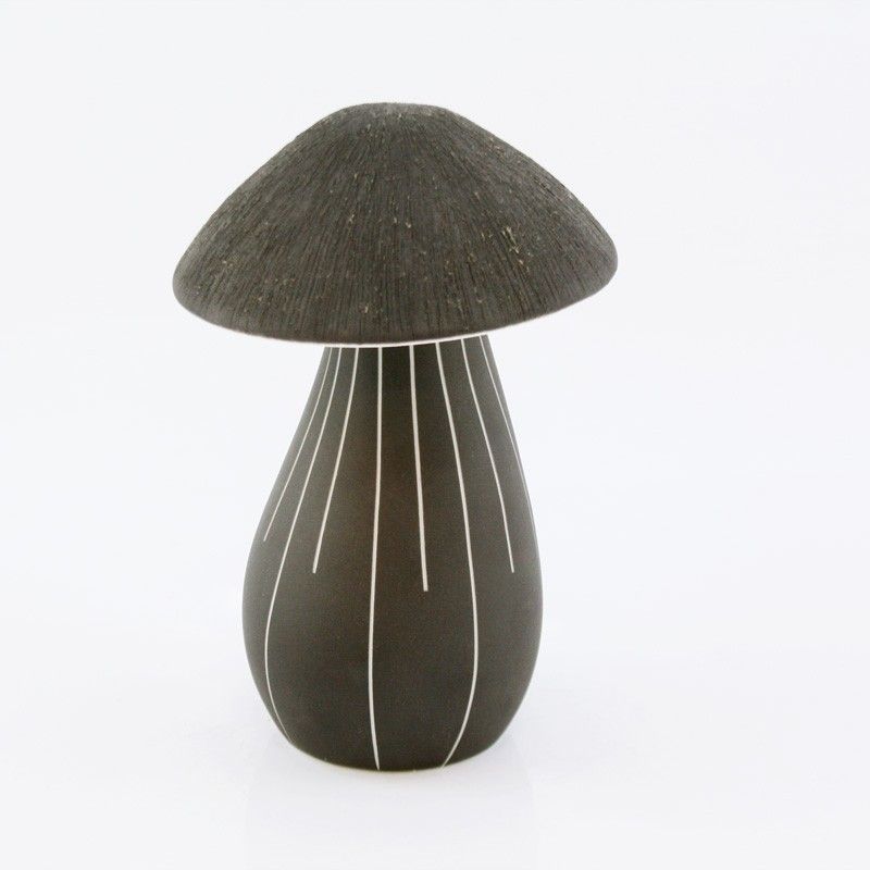 Dhanabadee Ceramics Black Mushroom Diffuser - Large – Monsterthreads