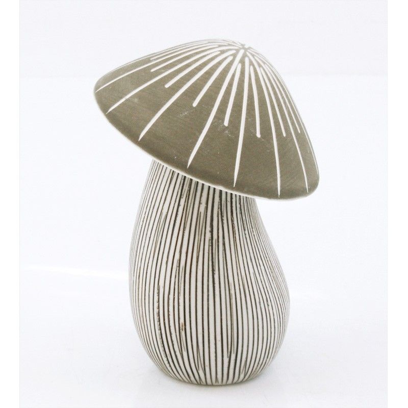 Dhanabadee Mushroom Ceramic Diffuser - Small Brown & White – Monsterthreads