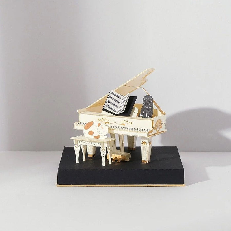 Paper Thought: Lasercut Paper Model Vintage Piano – Monsterthreads
