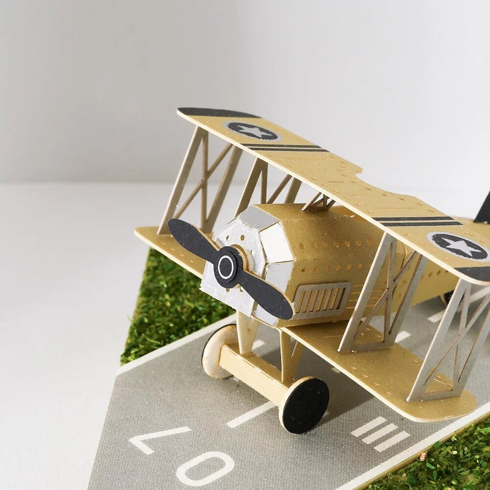 Paper Thought: Lasercut Paper Model Propeller Plane – Monsterthreads